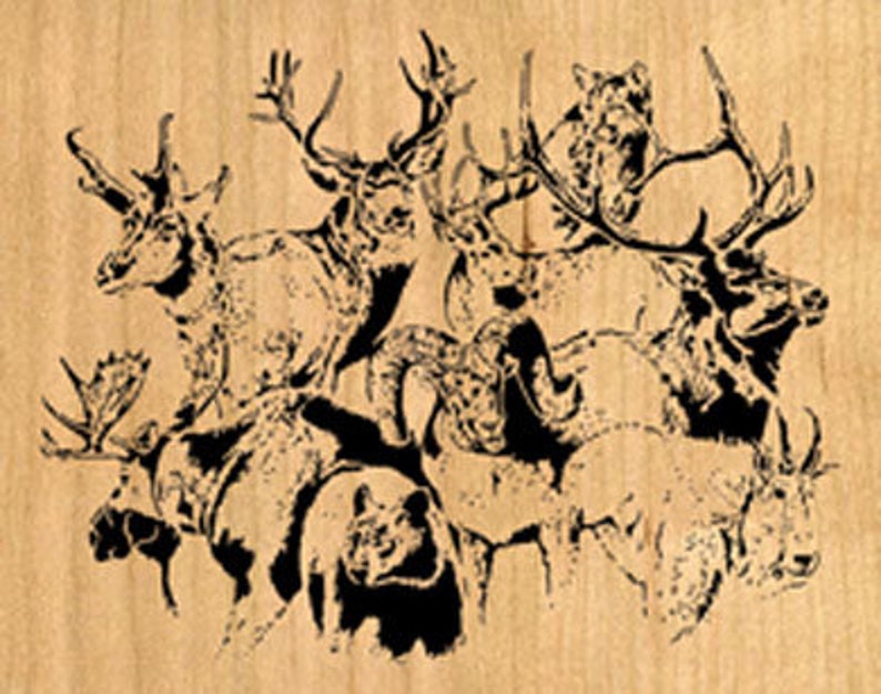 120mw - Western Heritage - Scroll Saw Pattern (pdf) - Etsy