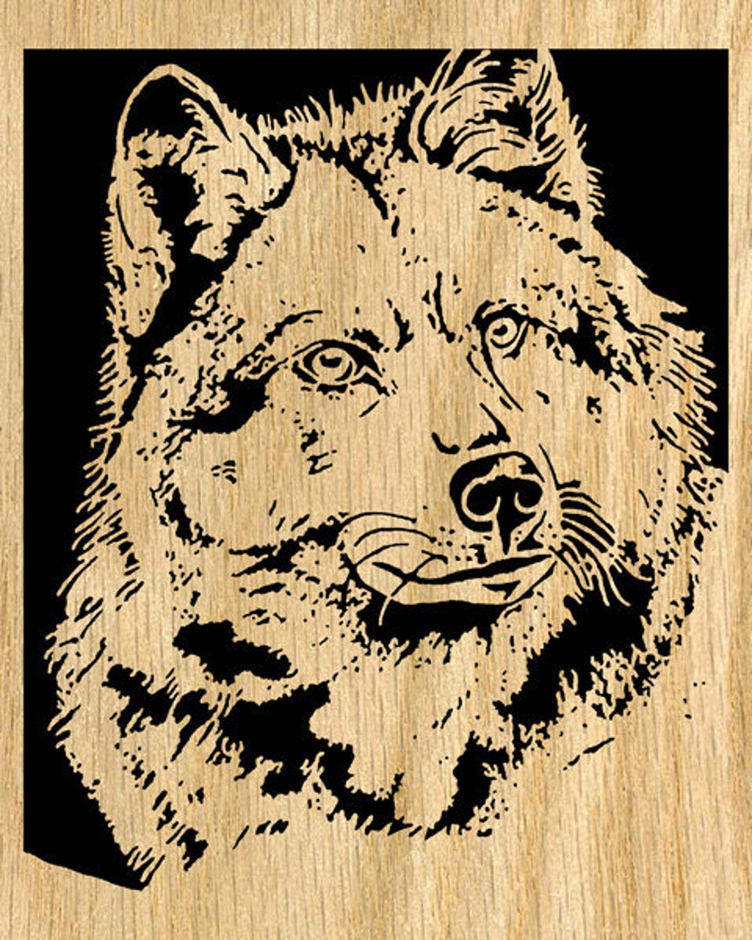 052mw - I Am Wolf - Scroll Saw Pattern (pdf) - Etsy