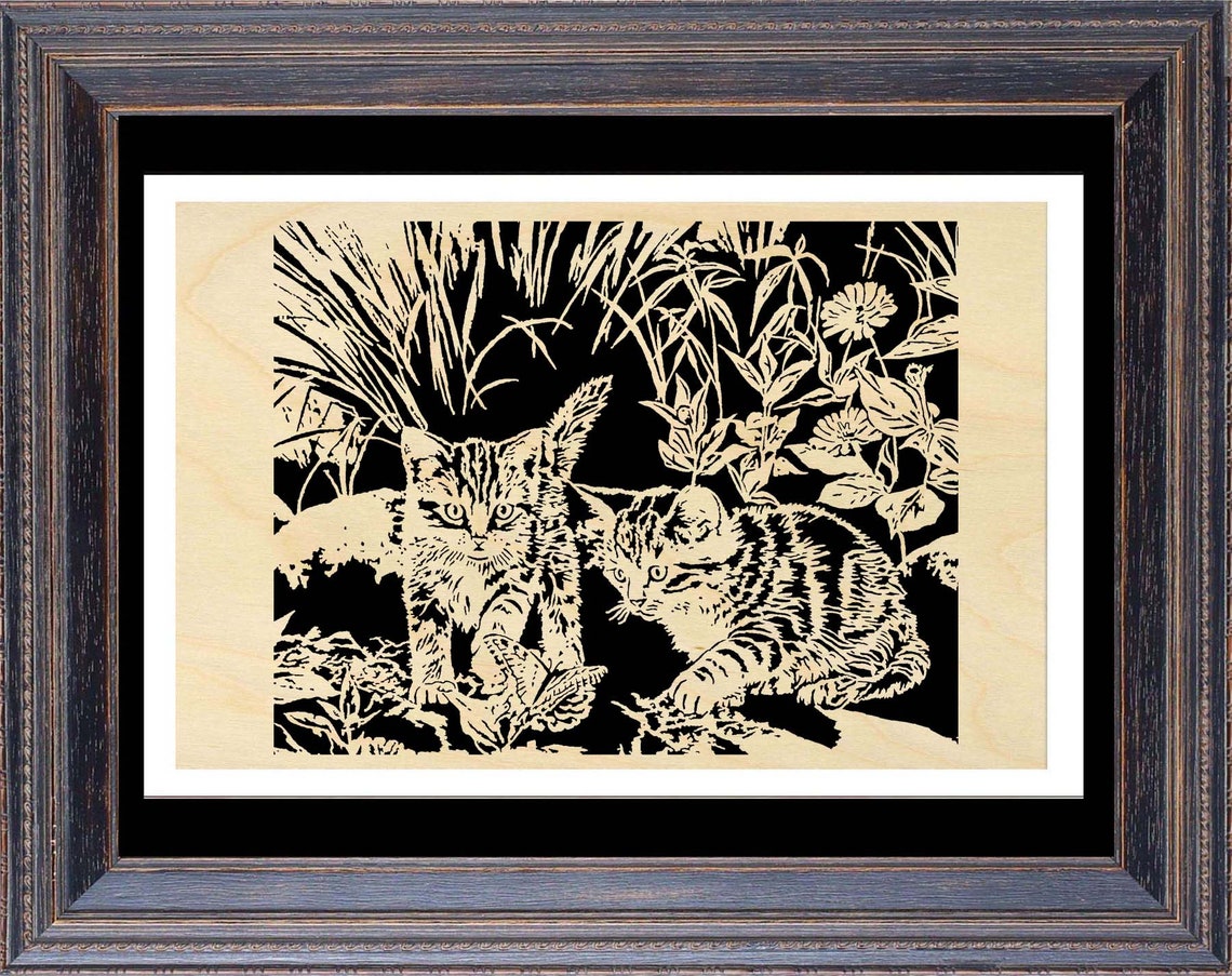 057 - Kitty - Scroll Saw Pattern (pdf) - Etsy