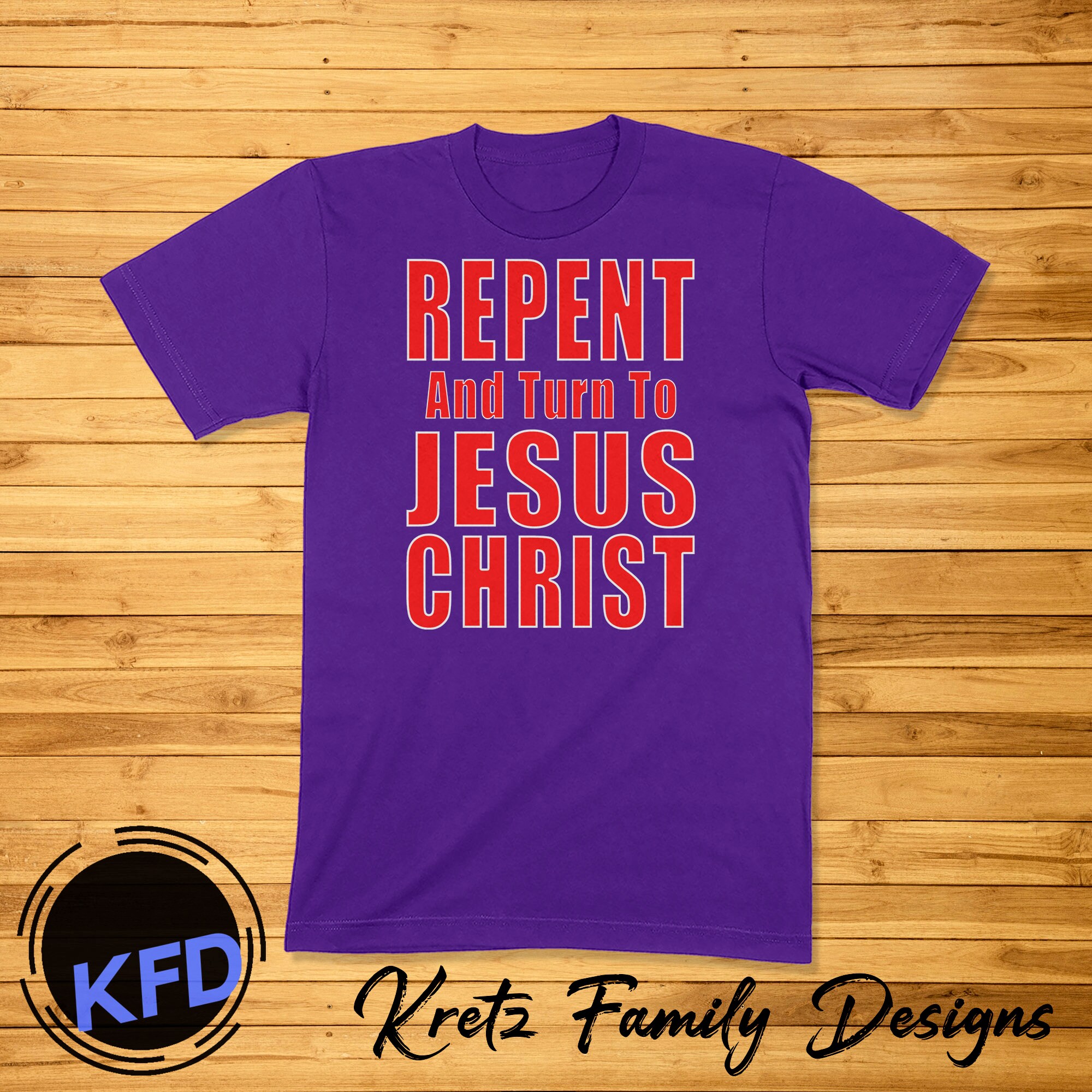 Repent and Believe in Jesus Christ Repentance Acts 2:38 T-shirt ...