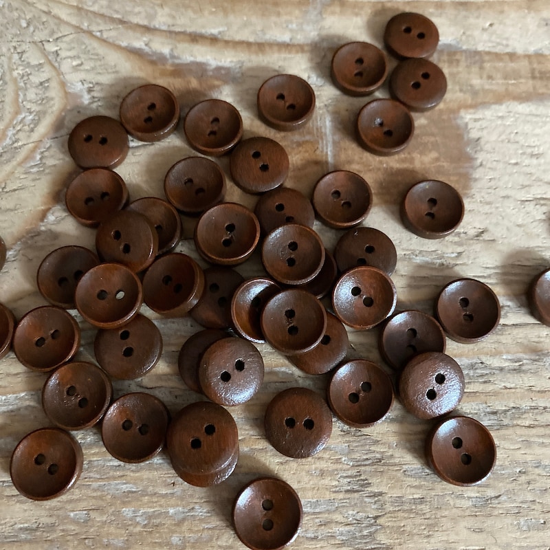Brown Buttons - Etsy