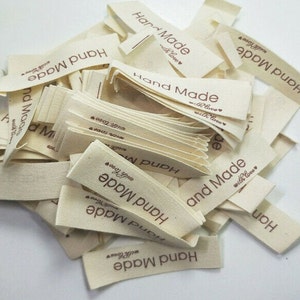 Pack of 10 Labels HANDMADE Label Handmade - Etsy