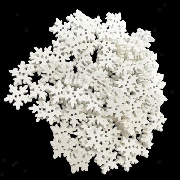 Snowflake Button - Etsy