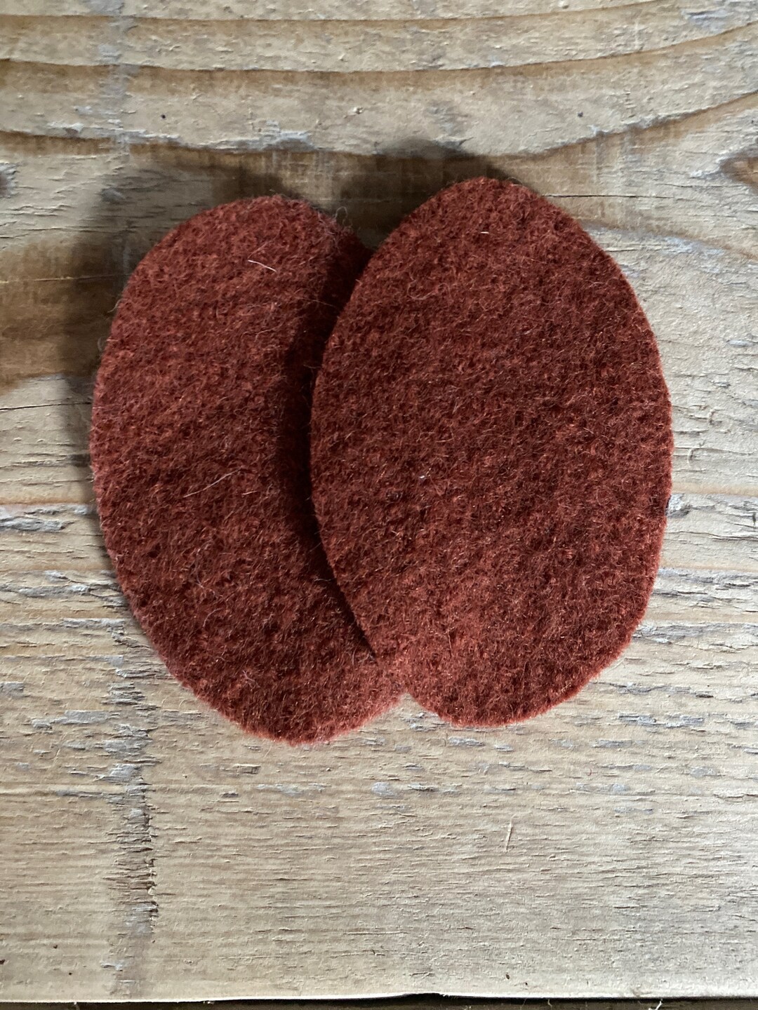 Oval Patches 2 Pieces 6 X 9 Cm / Wool Patches / Felted Cloth Patches ...