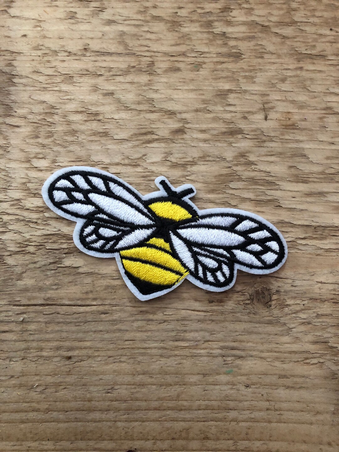 Patch Bee Bumblebee Iron-on Patch Patch Iron-on Application Sewing ...