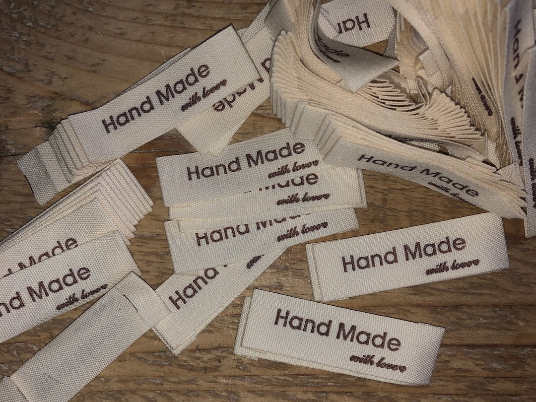 Pack of 10 Labels HANDMADE Label Handmade - Etsy