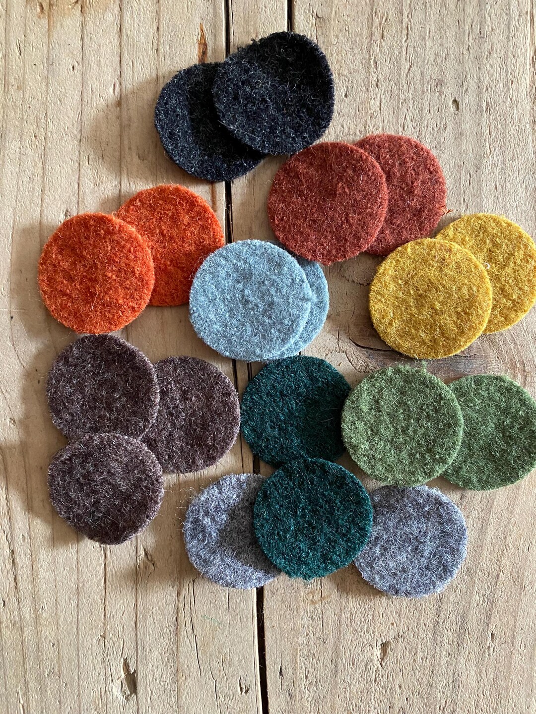 Patches 2 Pieces 4 Cm Made of Felt / Natural Application / Patches for ...