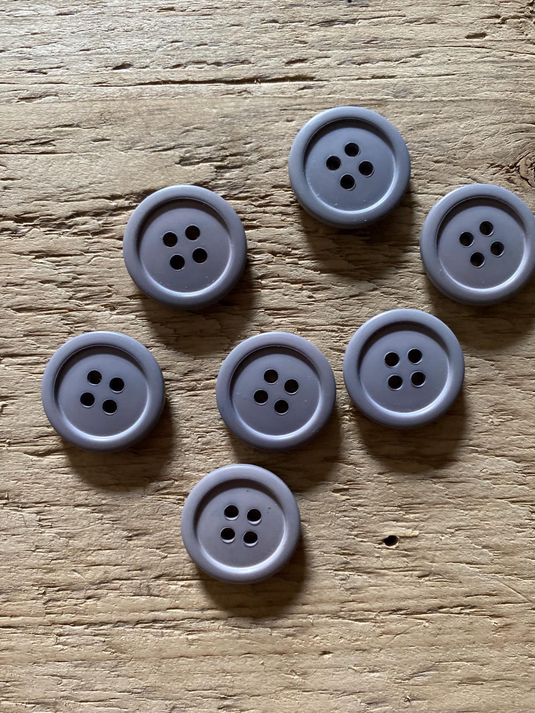 7 Buttons Grey 2 Cm / Button for Sewing / Knitting Crochet Sewing - Etsy