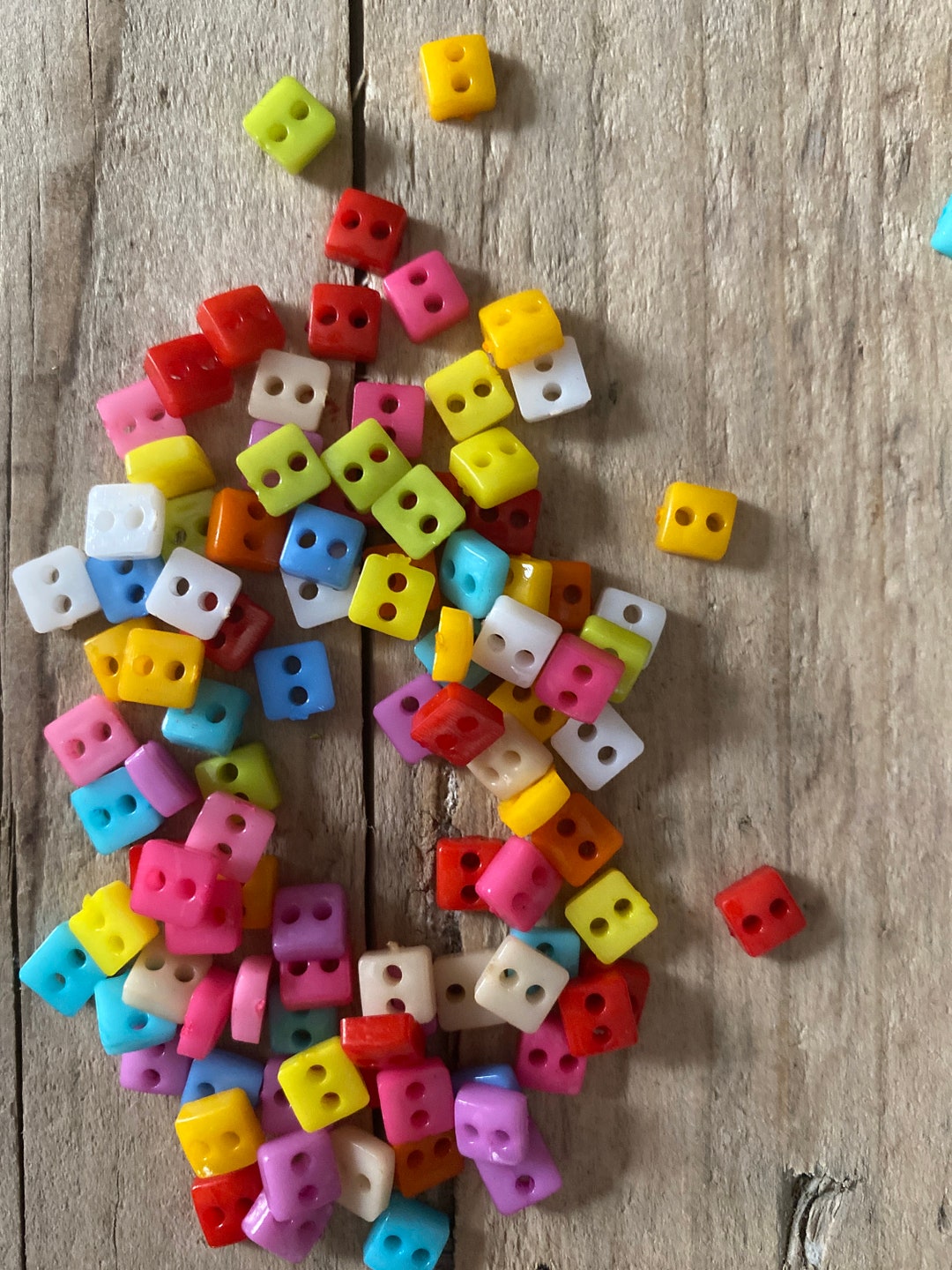 20 Mini Buttons Colorful Mix/buttons - Etsy