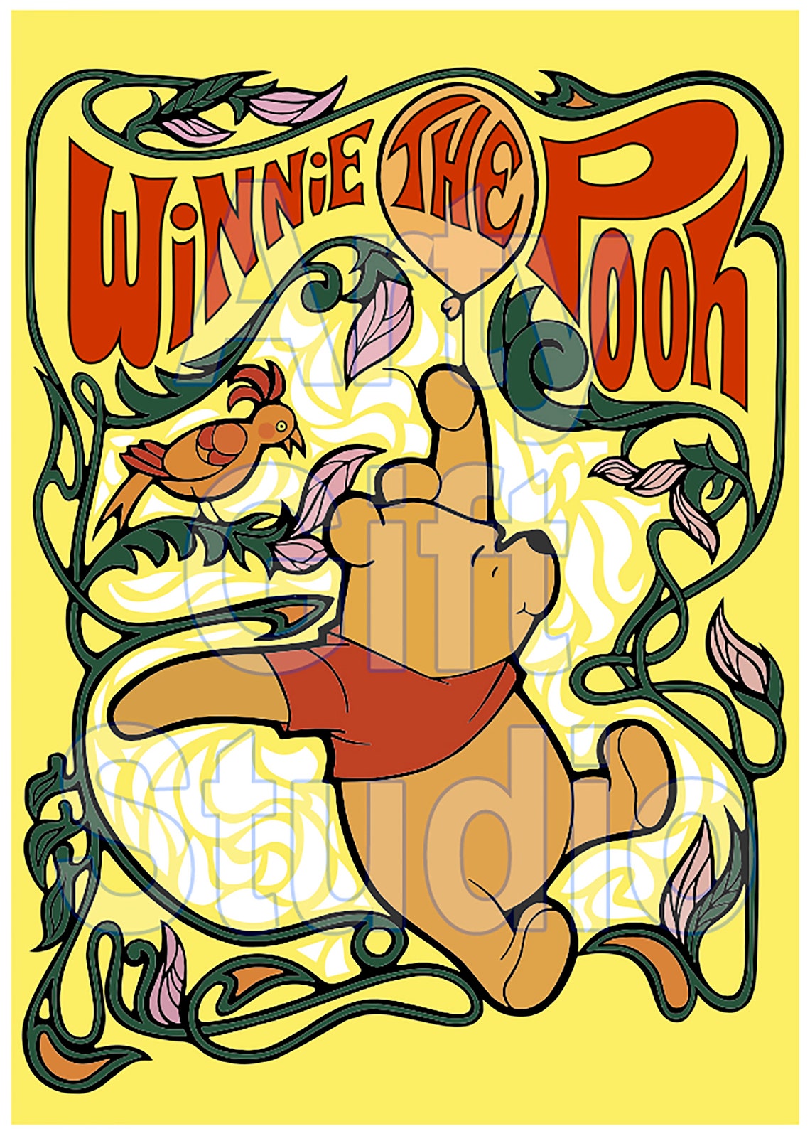 Winnie the Poo Poster - Etsy