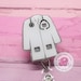 Lab Coat Badge Reel, Lab Badge Holder, ID Badge Clip, Retractable Badge ...