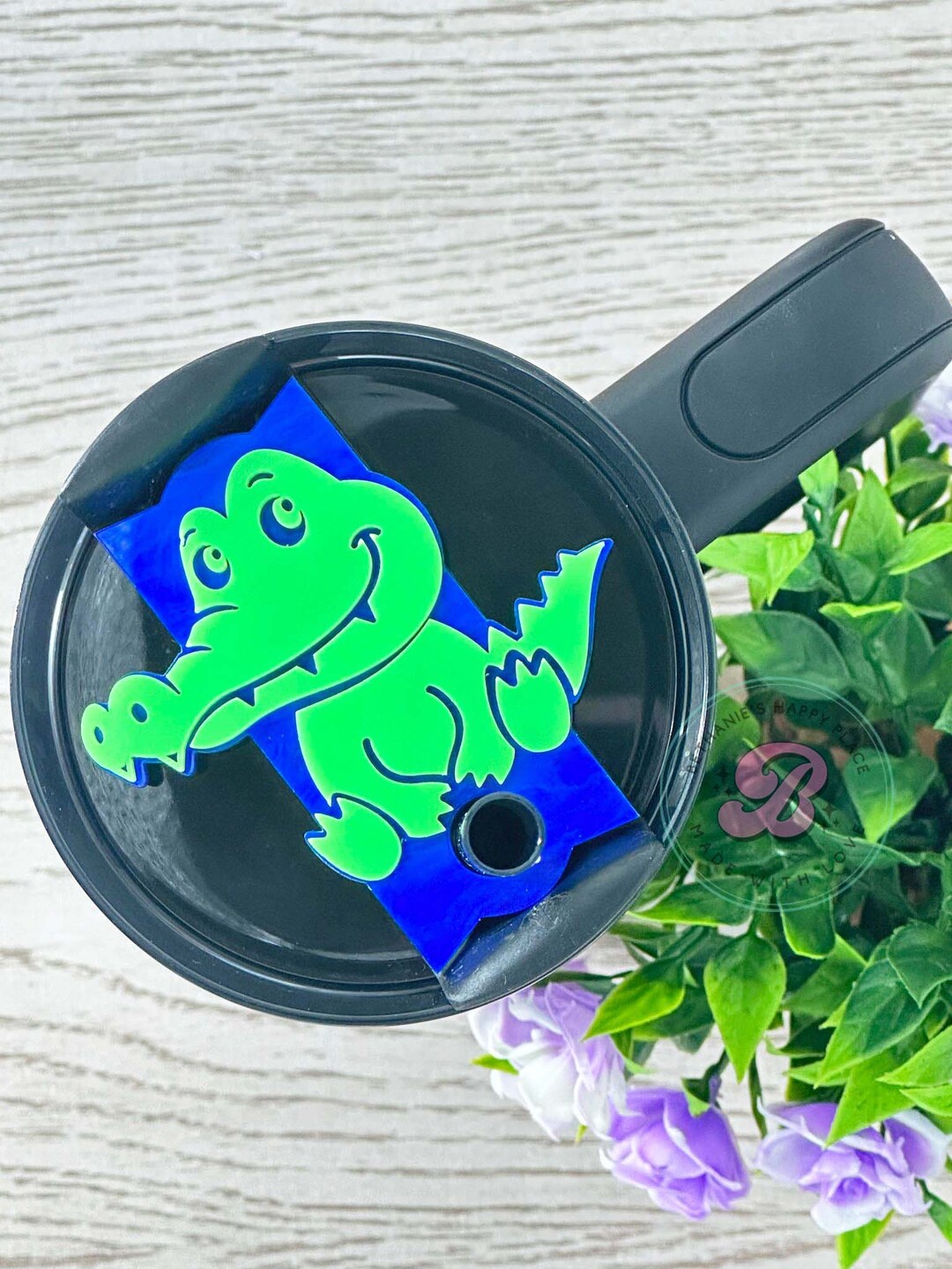 Gator Cup Topper, Alligator Cup Topper, Tumbler Tag, School Mascot ...