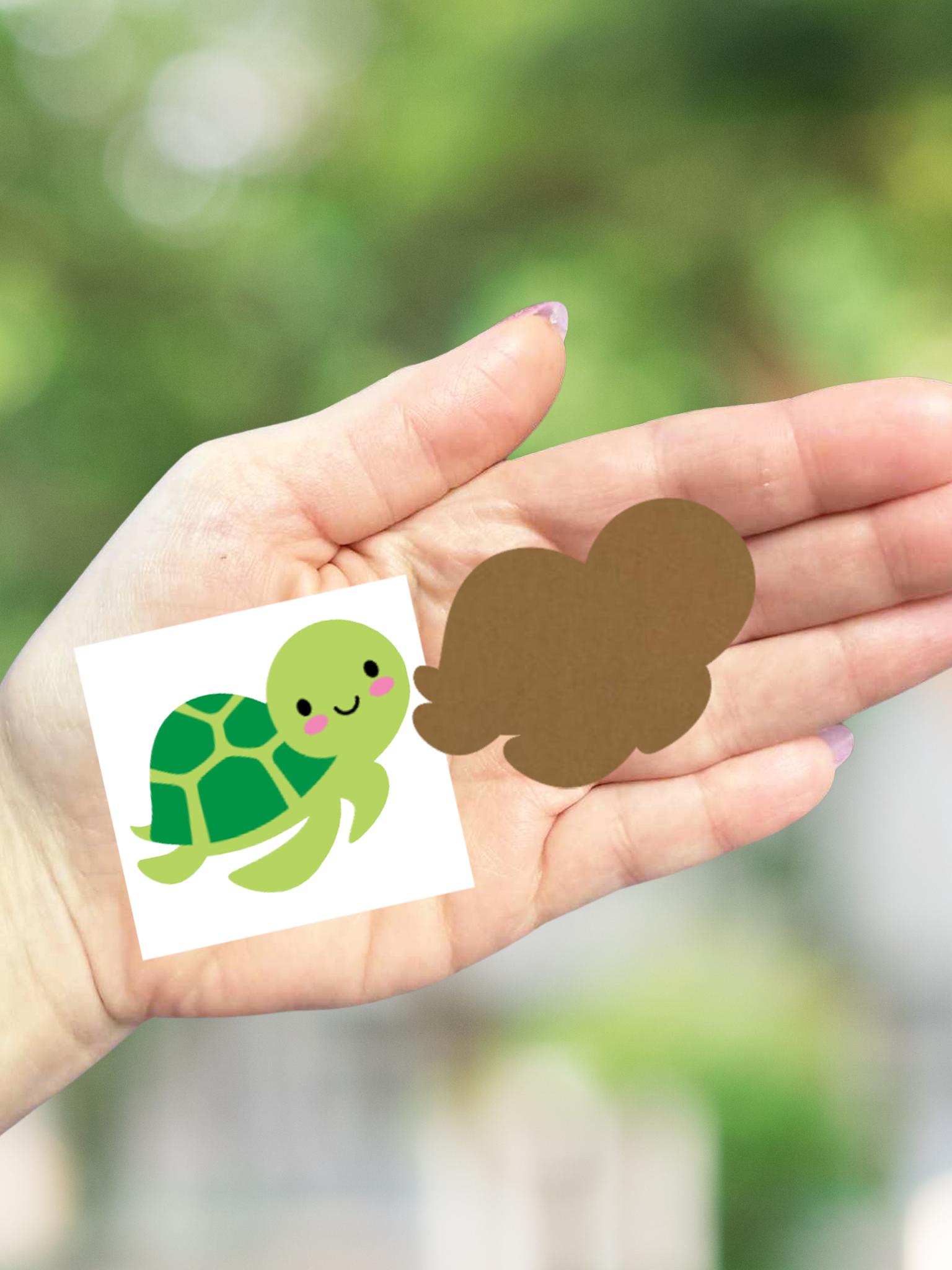 Sea Turtle Acrylic Blank and Decal- Badge Reel Blanks - Etsy