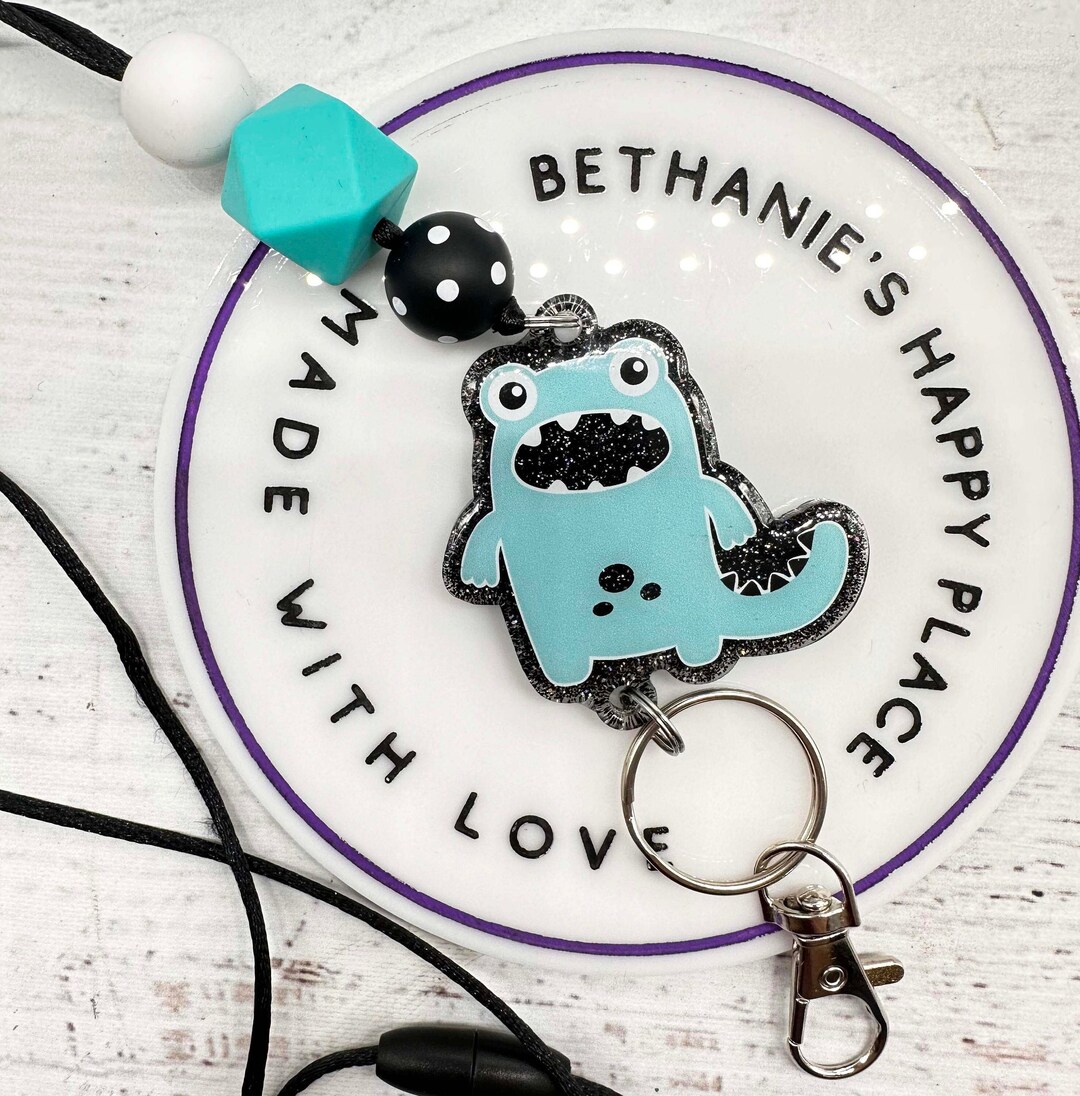 Monster Lanyard Monster Gifts Cute Teacher Gift Key Card - Etsy