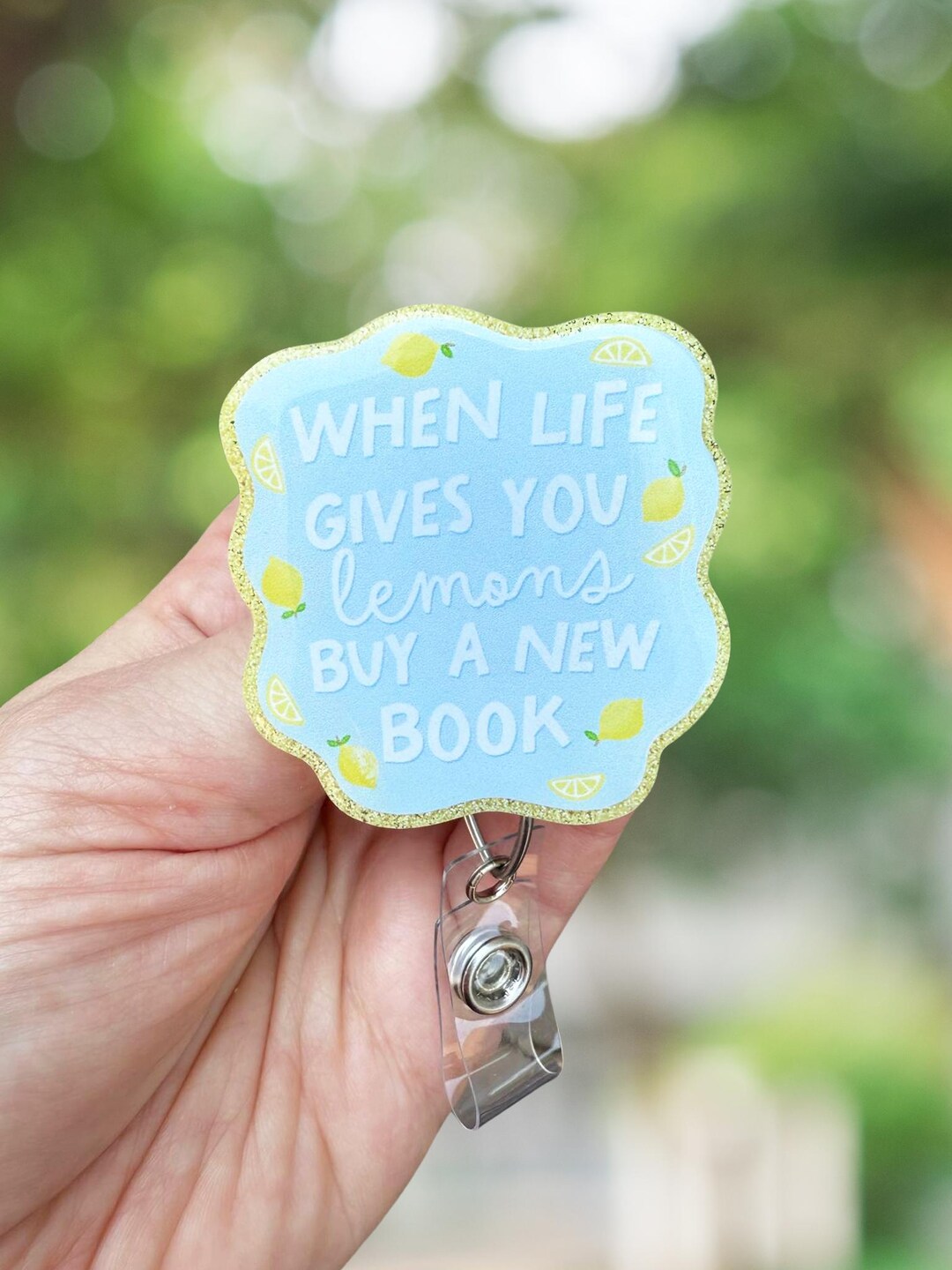 Funny Lemon Badge Reel: Sarcastic Nurse Retractable ID Holder - Etsy