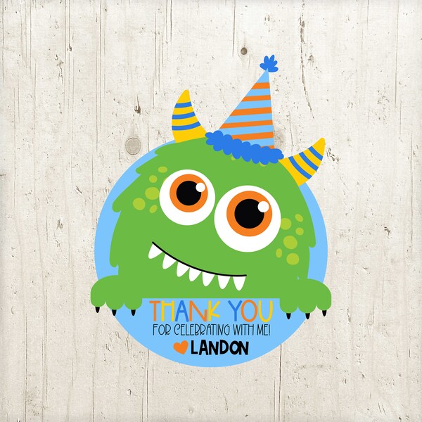 Monster Thank You - Etsy