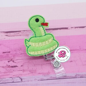 Snake Badge Reel Snake Badge Clip Snake Badge Holder Snake Gifts ...