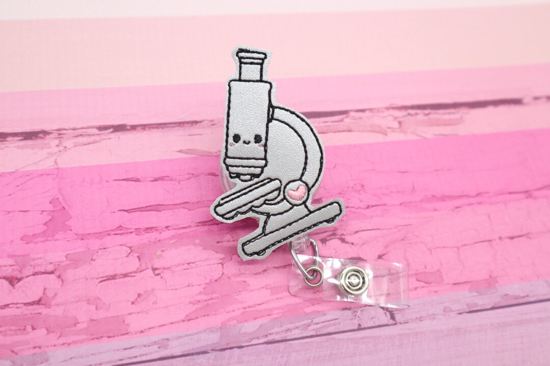 Microscope Badge Reel Microscope Badge Holder Microscope Badge ID ...