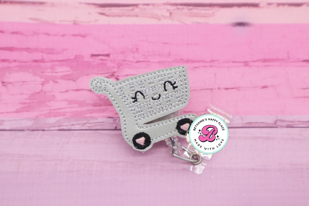 Shopping Cart Badge Reel Store Clerk Badge Reel Cart Badge Holder ...