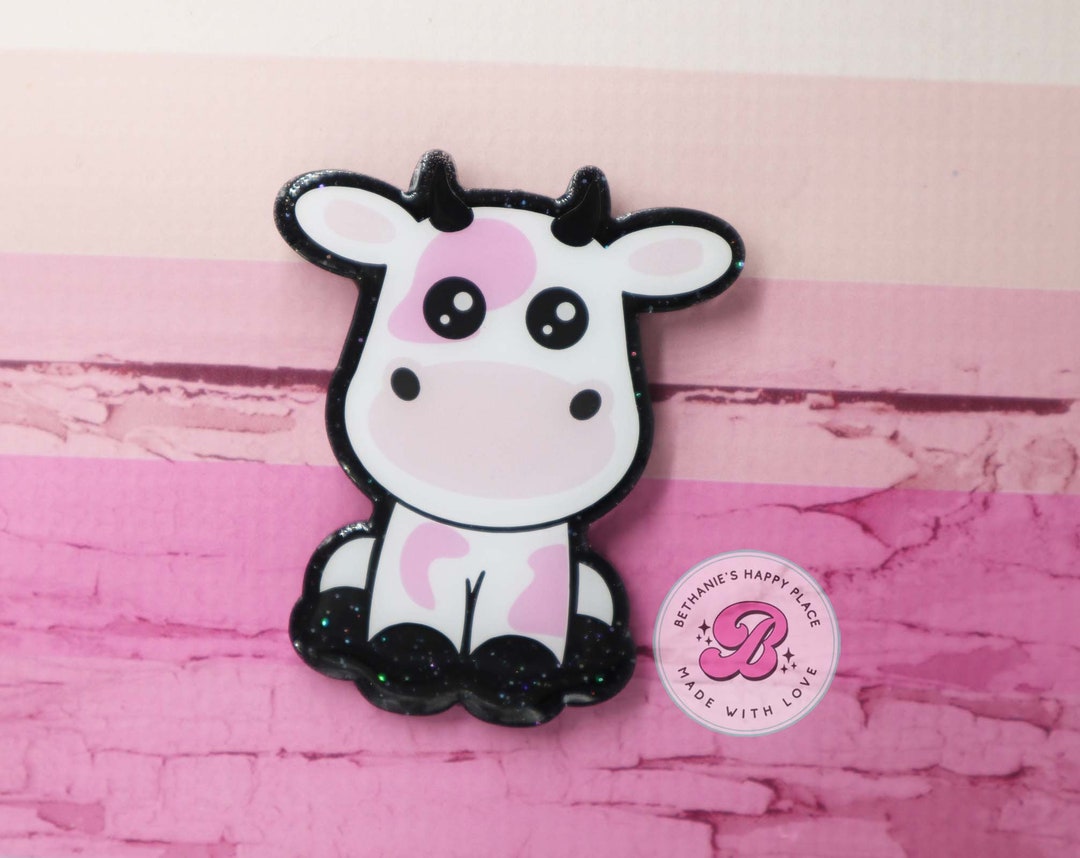 Pink Cow Magnet, Cow Magnet, Cow Fridge Magnet, Cute Refrigerator ...