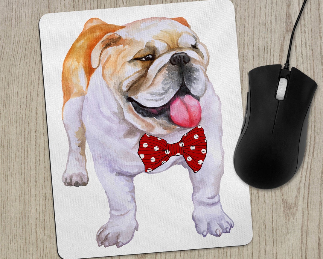 Bulldog Mouse Pad Dog Mousepad Bulldog Gifts Dog Gifts - Etsy UK