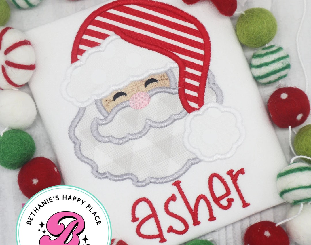 Santa Shirt for Kids, Personalized Santa Shirt, Personalized Christmas ...