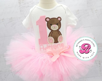 Teddy Bear Birthday Tutu - Etsy