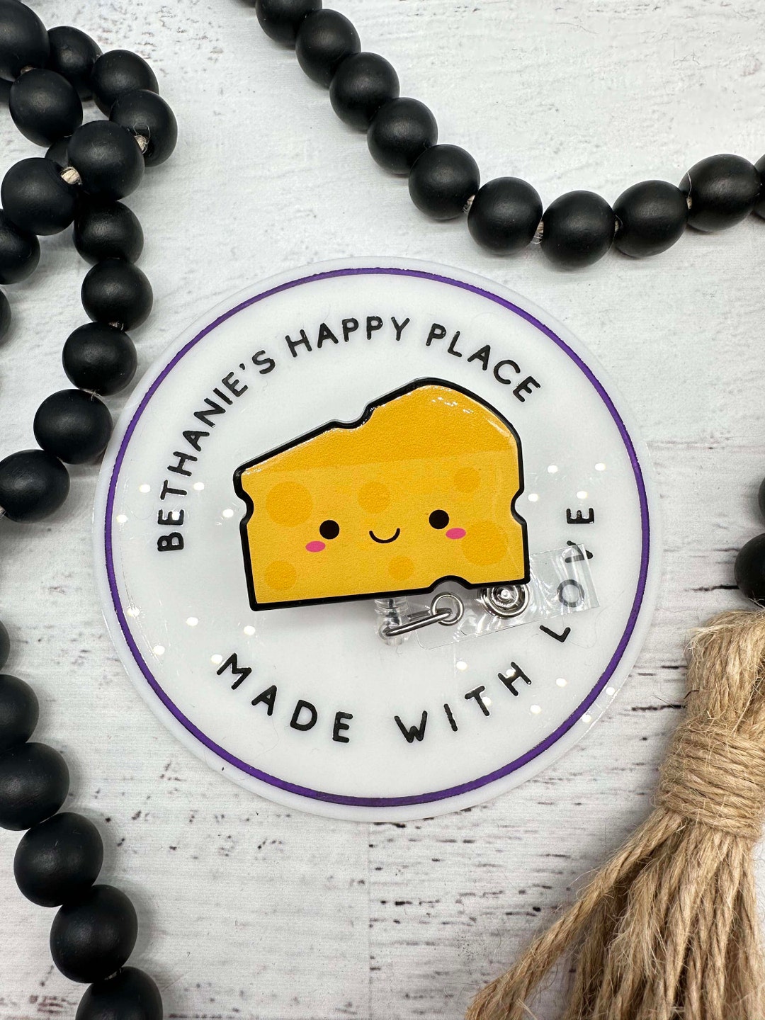Cheese Badge Reel, Cheese Gifts, Cheese Badge Holder, Food ID Badge ...