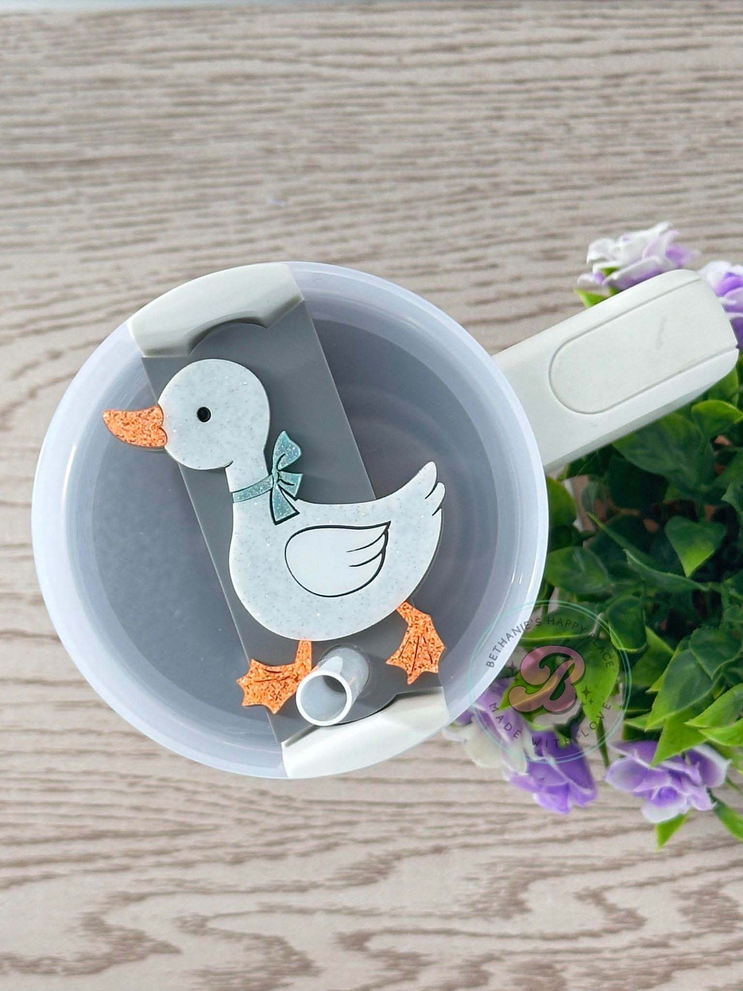 Goose Tumbler Topper, Acrylic Goose Cup Topper, Tumbler Tag, Goose ...