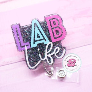 Lab Life Badge Reel: Retractable Medical ID Holder - Etsy