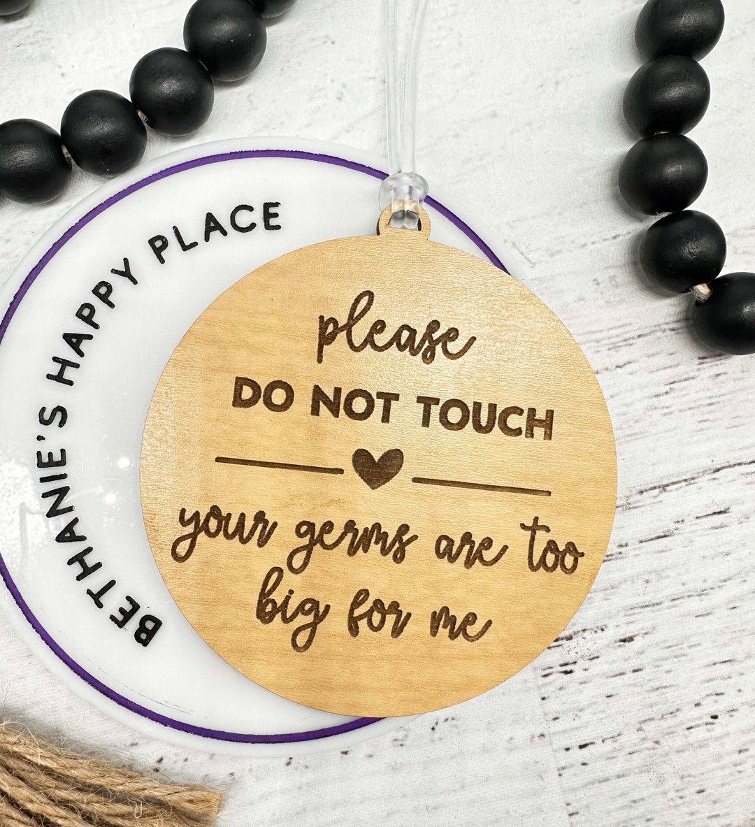 Please Do Not Touch Tag, Your Germs Are Too Big for Me, Baby Stroller ...