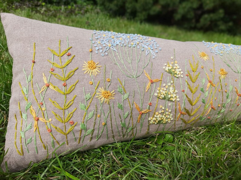 Cushion With Hand Embroidery - Etsy
