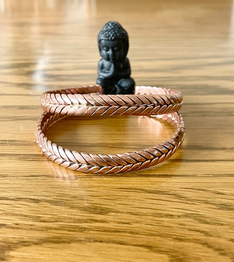 Copper Bracelet Handmade Plaited Copper Bracelet Made in - Etsy UK