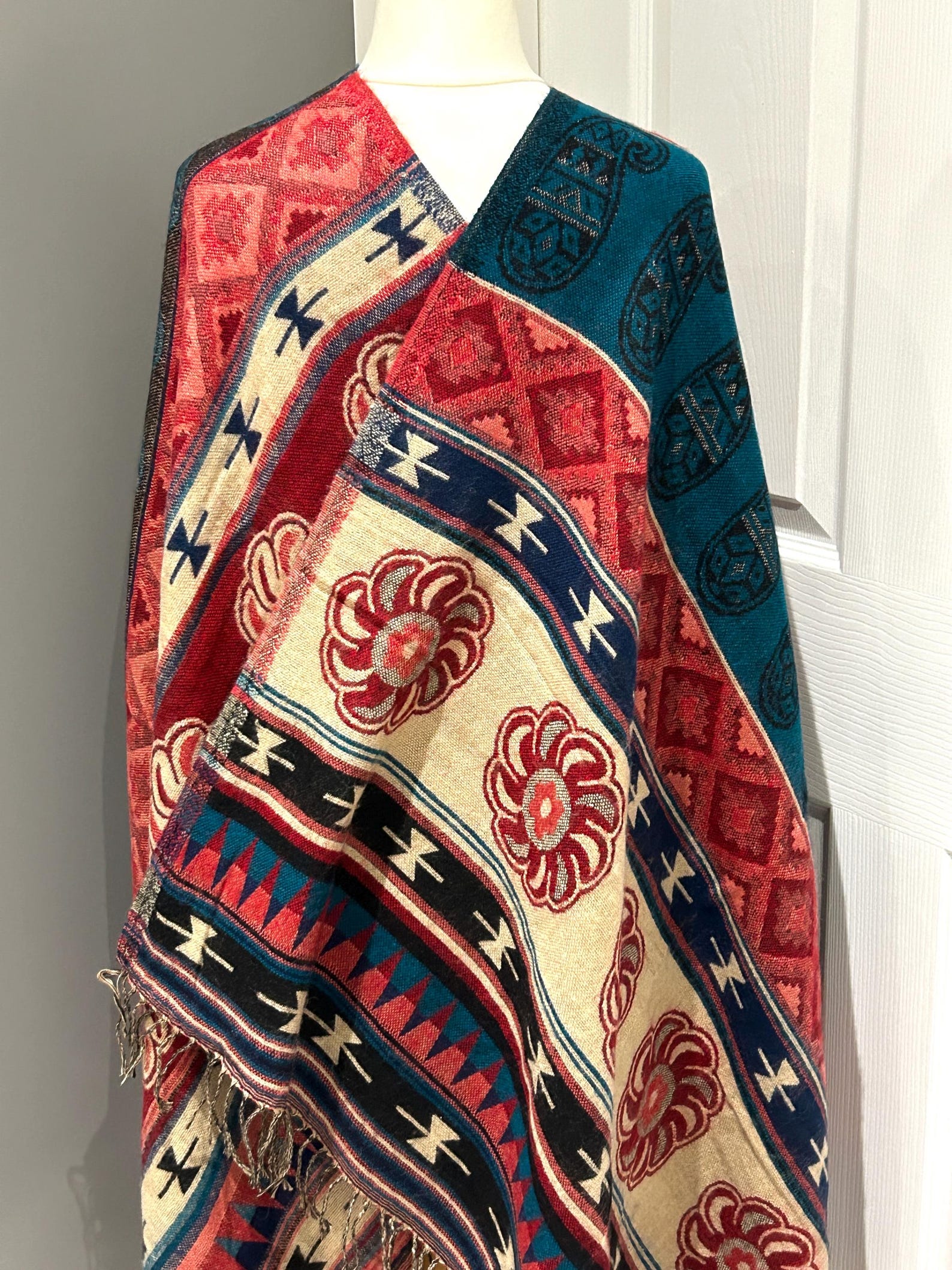 Yak Wool Shawl | Handmade in Nepal | Shawl and Wrap | Wool Scarf ...