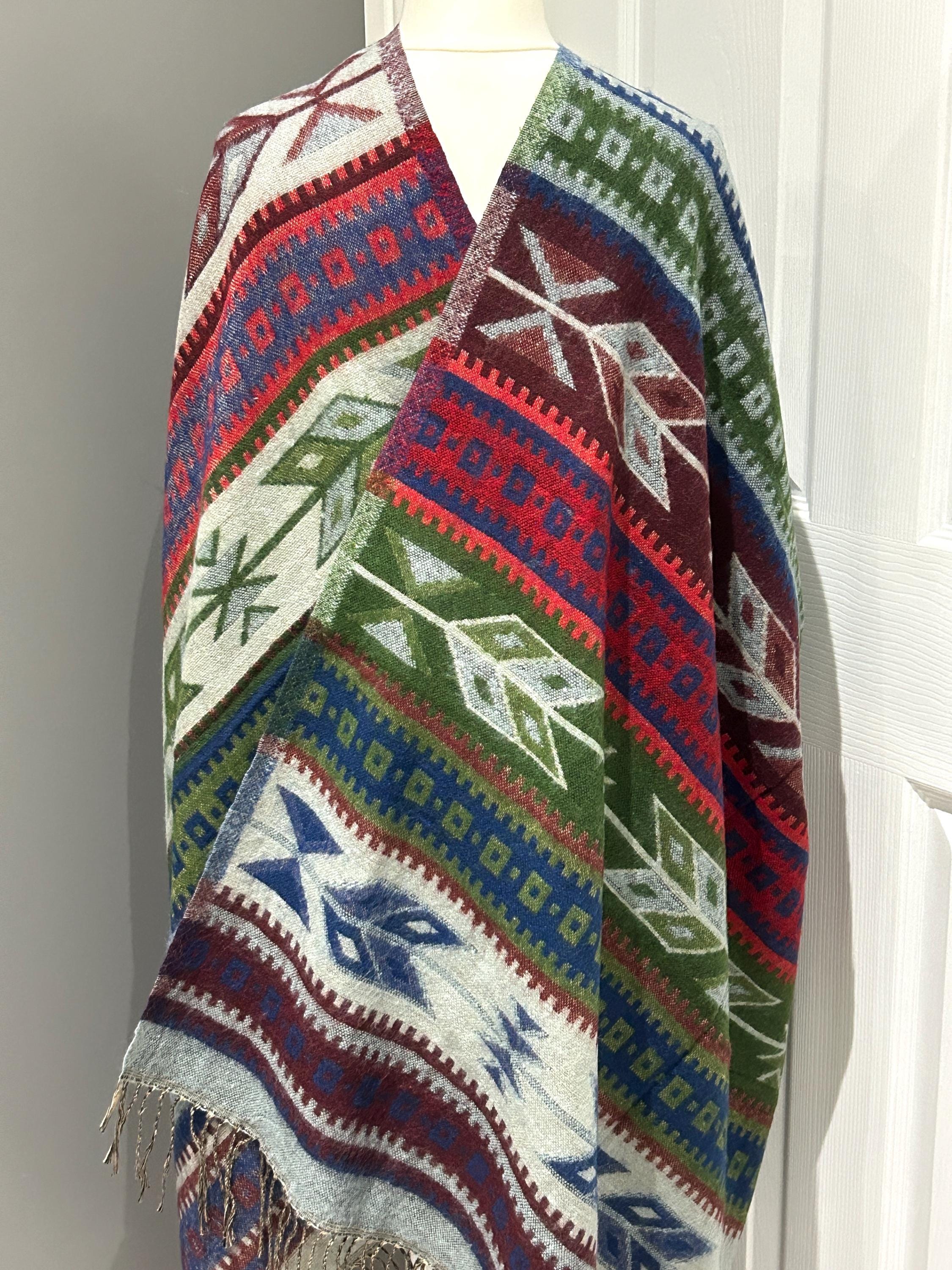 Yak Wool Shawl | Handmade in Nepal | Shawl and Wrap | Wool Scarf ...