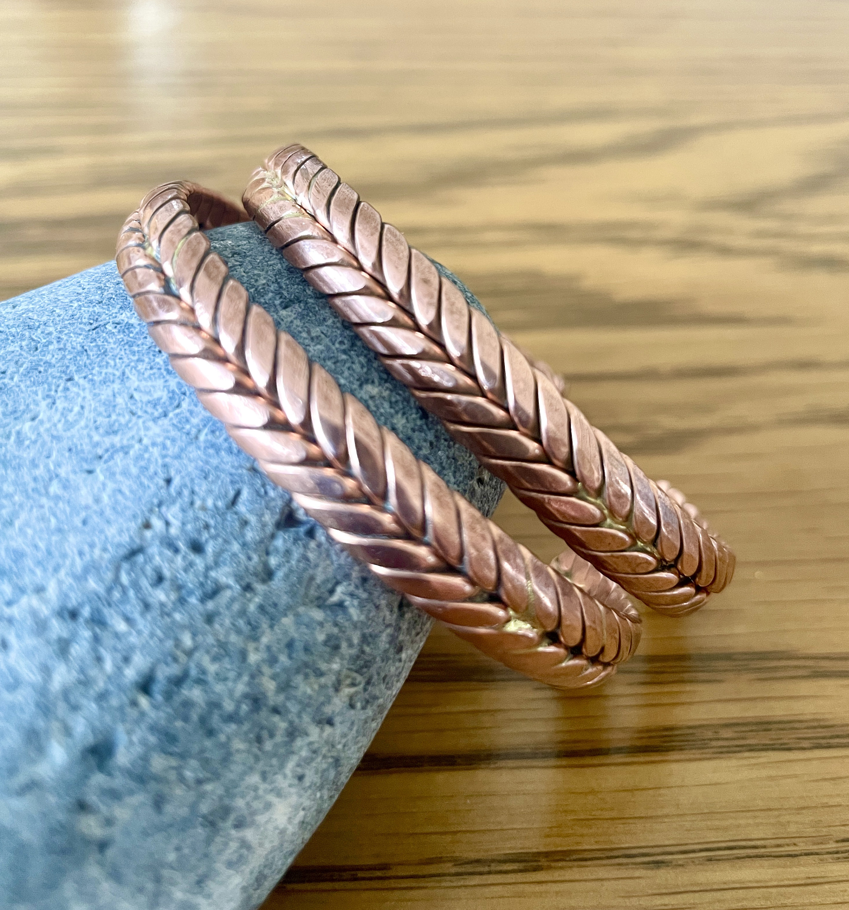 Copper Bracelet Handmade Plaited Copper Bracelet Made in - Etsy UK