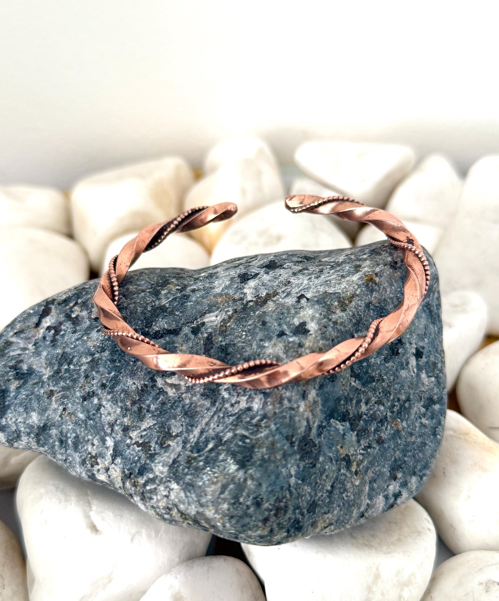 Twisted Copper Bracelet - Copper Cuff Bangle - Handmade in Nepal ...