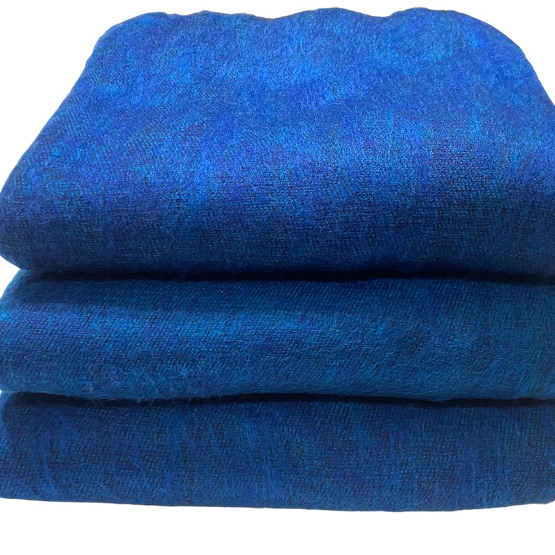 Royal Blue Throw Blanket - Etsy