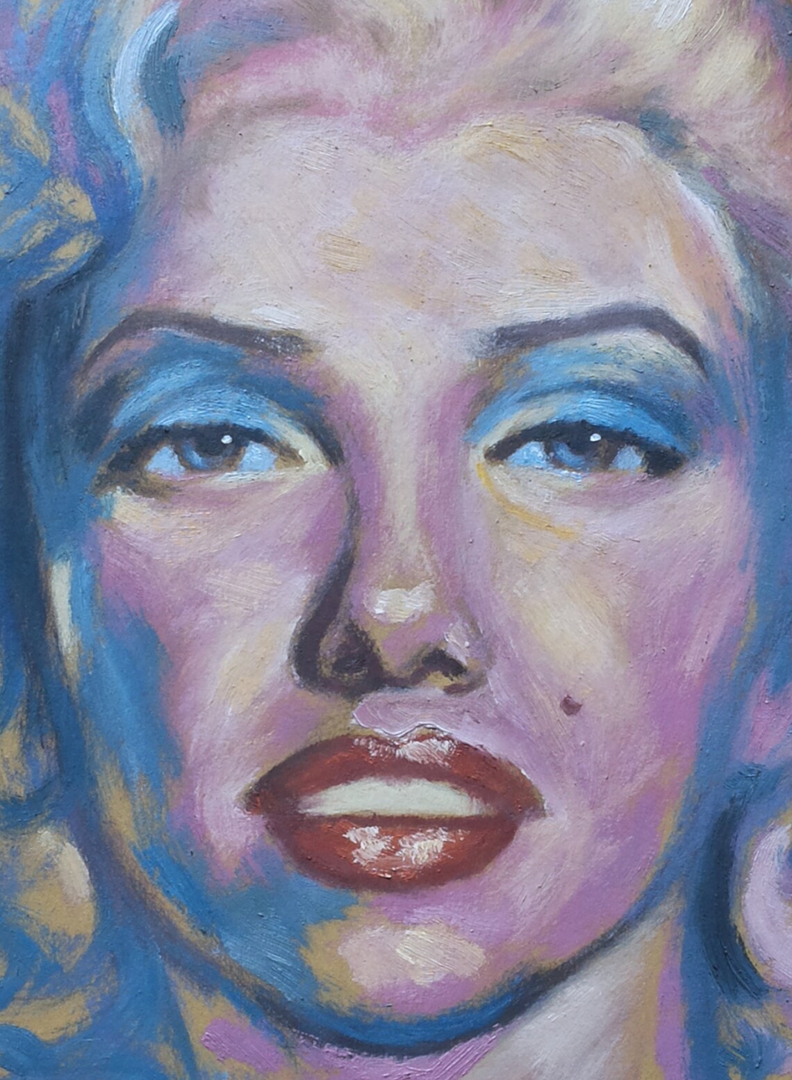 Original Oil Painting Marilyn Monroe Portrait Some Like It Hot ...