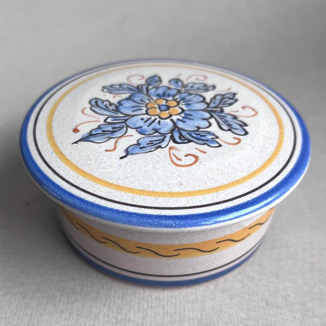 Vintage, Deruta, Italy, Italian, Ceramic, Hand Painted, Small, Signed ...