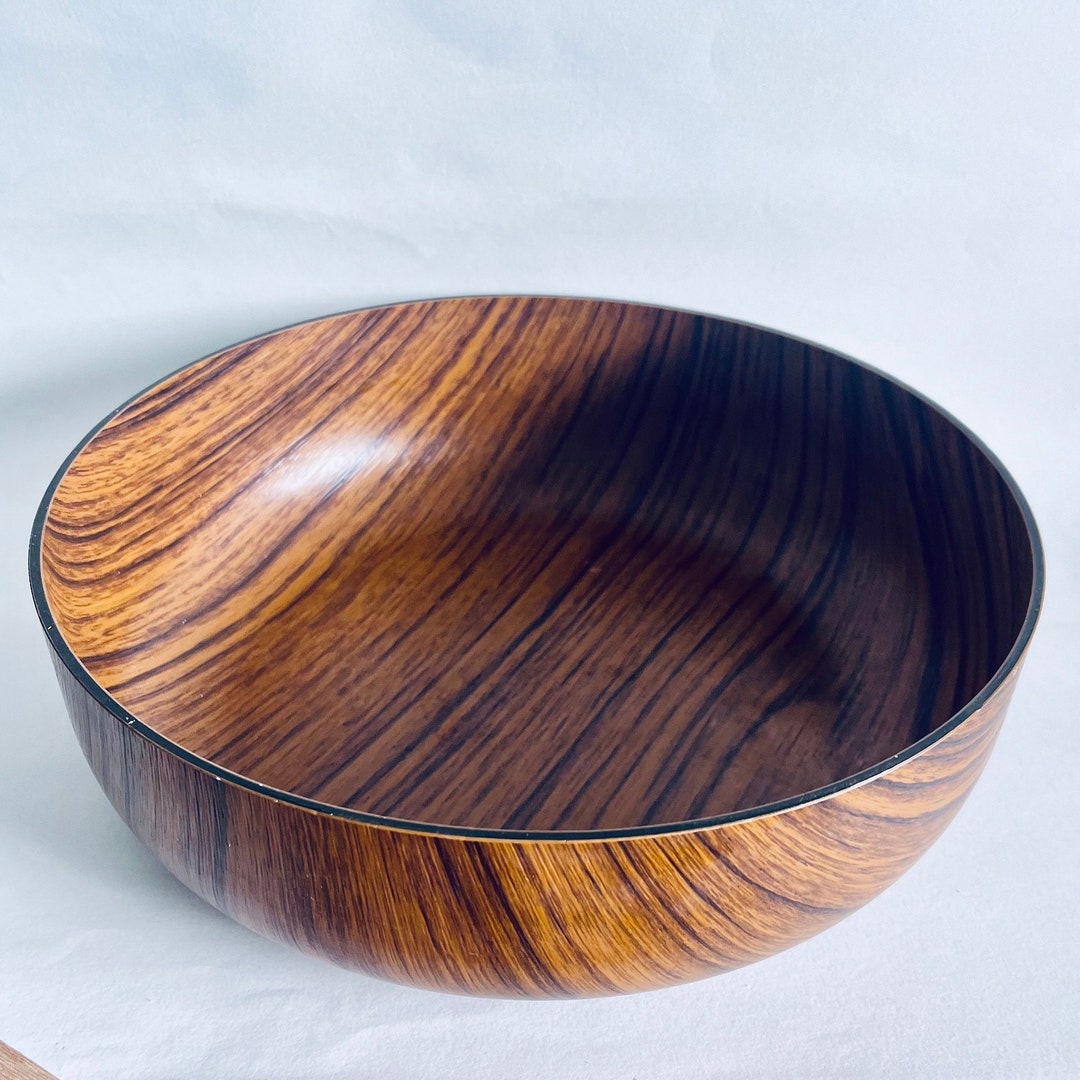 Mid Century Modern Italian Designed Robex/caleppio Faux Teak Bowls ...