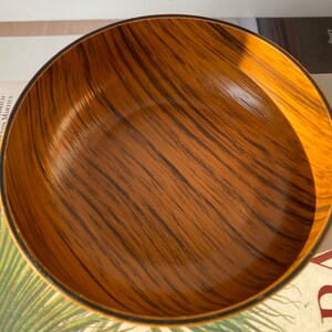 Mid Century Modern Italian Designed Robex Set of 5 Faux Teak Bowls ...