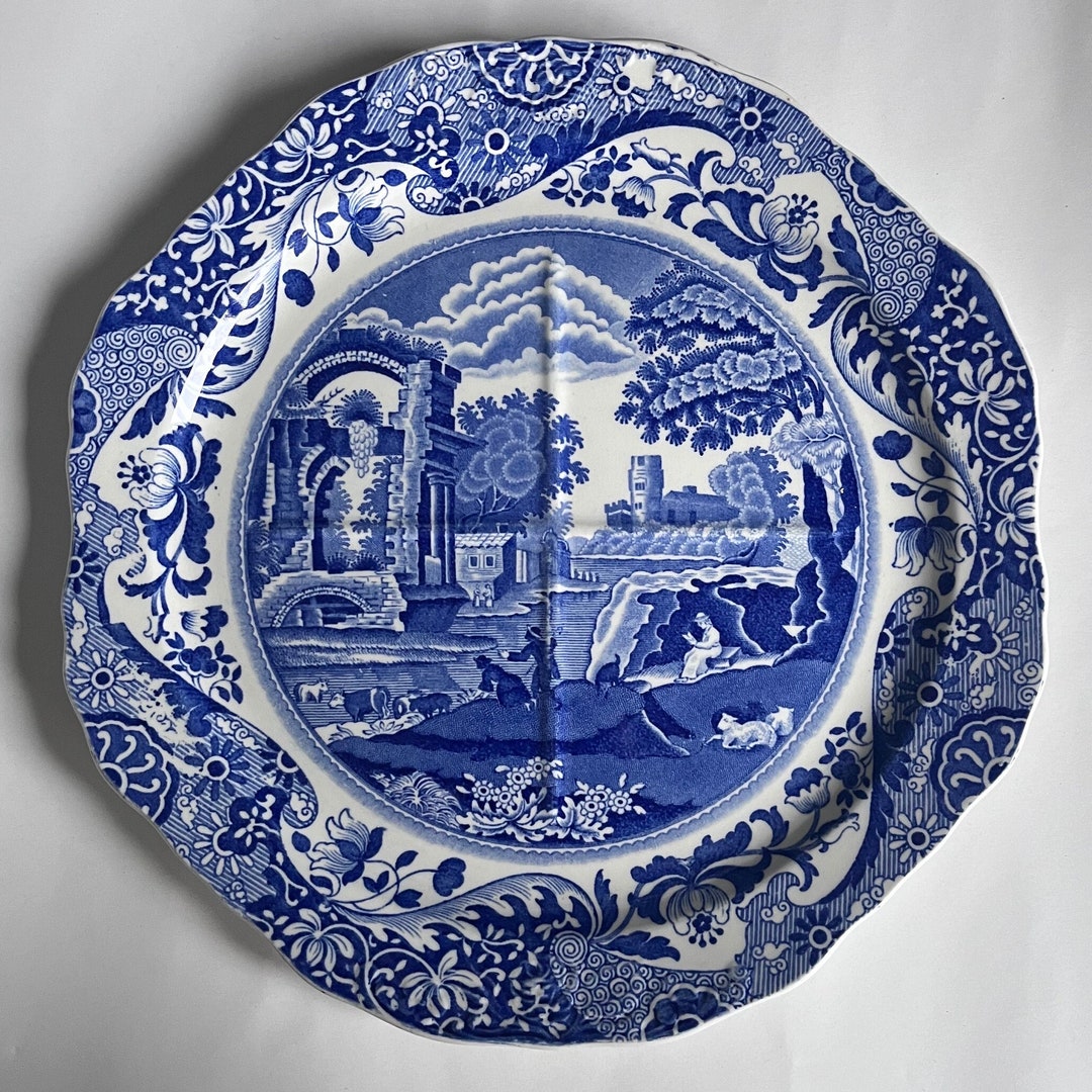 Blue and White Copeland Spode Vintage Plate.plate Wall. Wall Plate ...