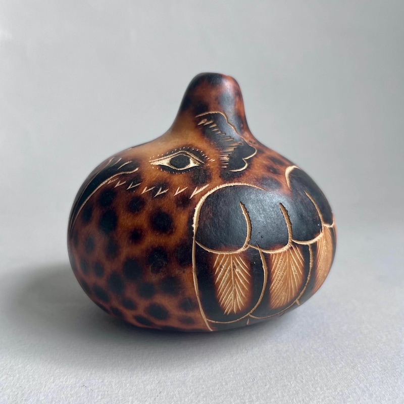 Pyrography Gourd - Etsy