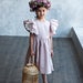 Girls Linen Dress With Flutter Sleeve Flower Girl Dress - Etsy Canada