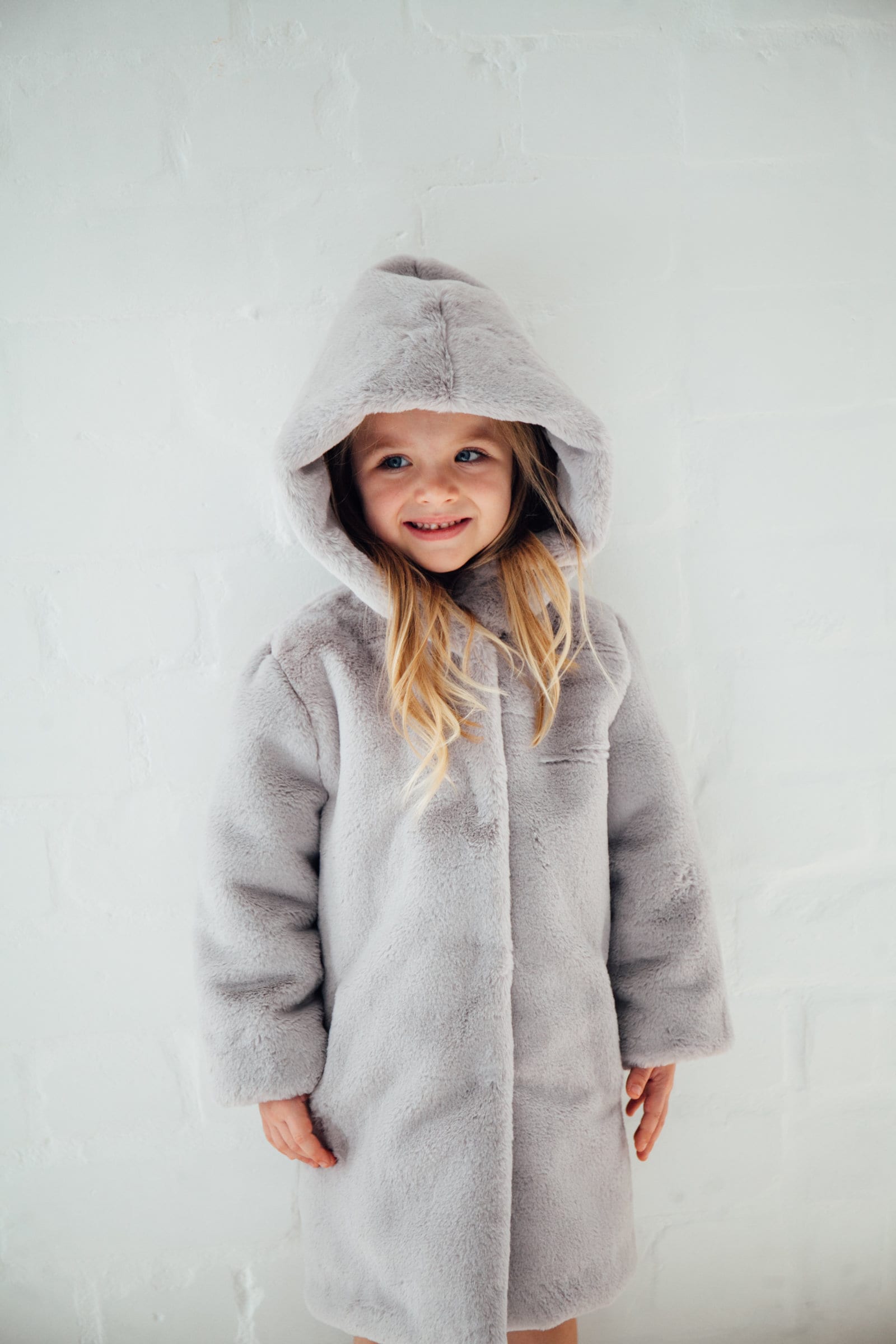 Girls Faux Fur Winter Coat: Toddler & Teen Fashion - Etsy