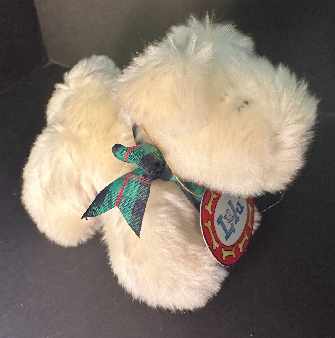 Vintage Lulu Macfluff Muffy Vanderbear 1993 Jointed Dog NABCO - Etsy