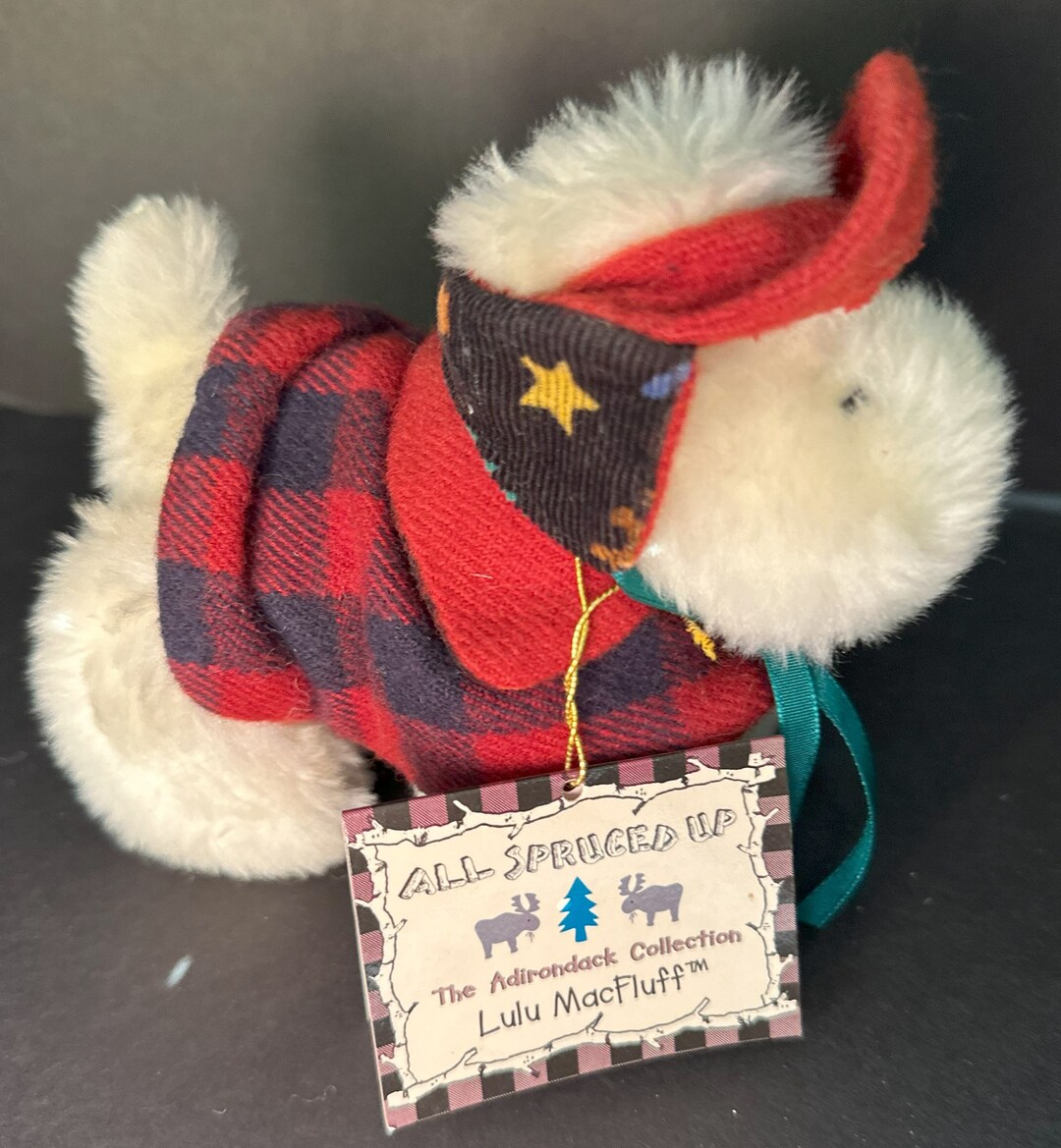 Muffy Vanderbear Lulu Plush Dog All Spruced up Adirondack Collection - Etsy