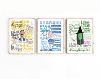 Musical Theatre Prints, Broadway Prints, Musical Quote Posters, Musical ...
