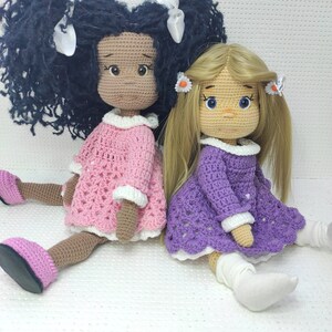 BIG SET PATTERN 8 in 1 Crochet Play Doll and Shoes and Clothes and Hat ...